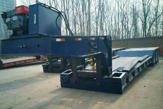 Gooseneck Detachable Low Bed Truck Trailer